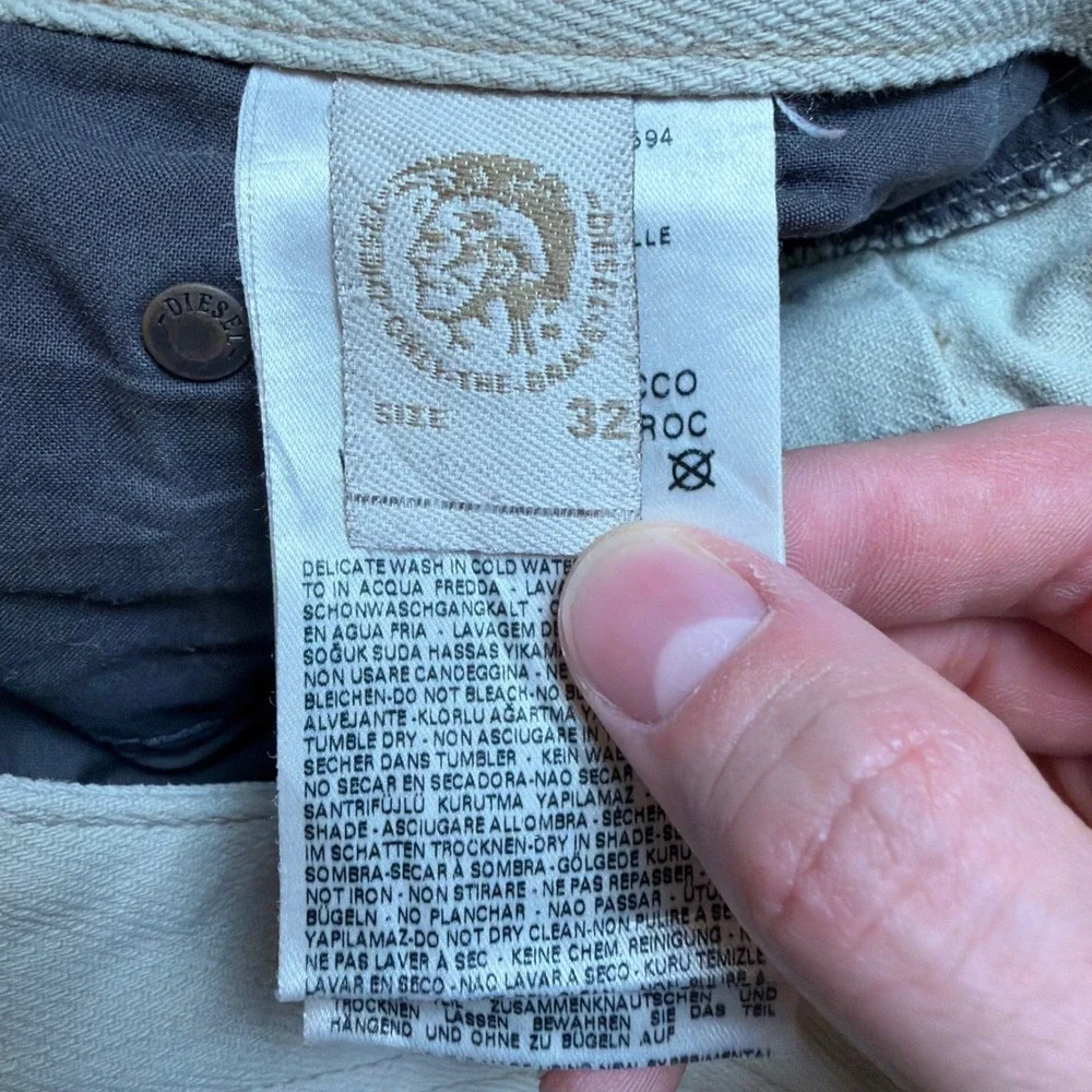 Diesel | Jeans | Diesel Braddom Jeans Mens 32x32 Light Sand Regular ...